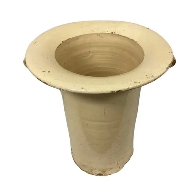 Large 65019th Century Italian Chiminea Preserve Pot #10 | Chairish