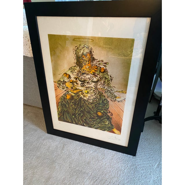 1980's Salvador Dalí 'Triumphant Madonna' After Print Etching on Japon ...