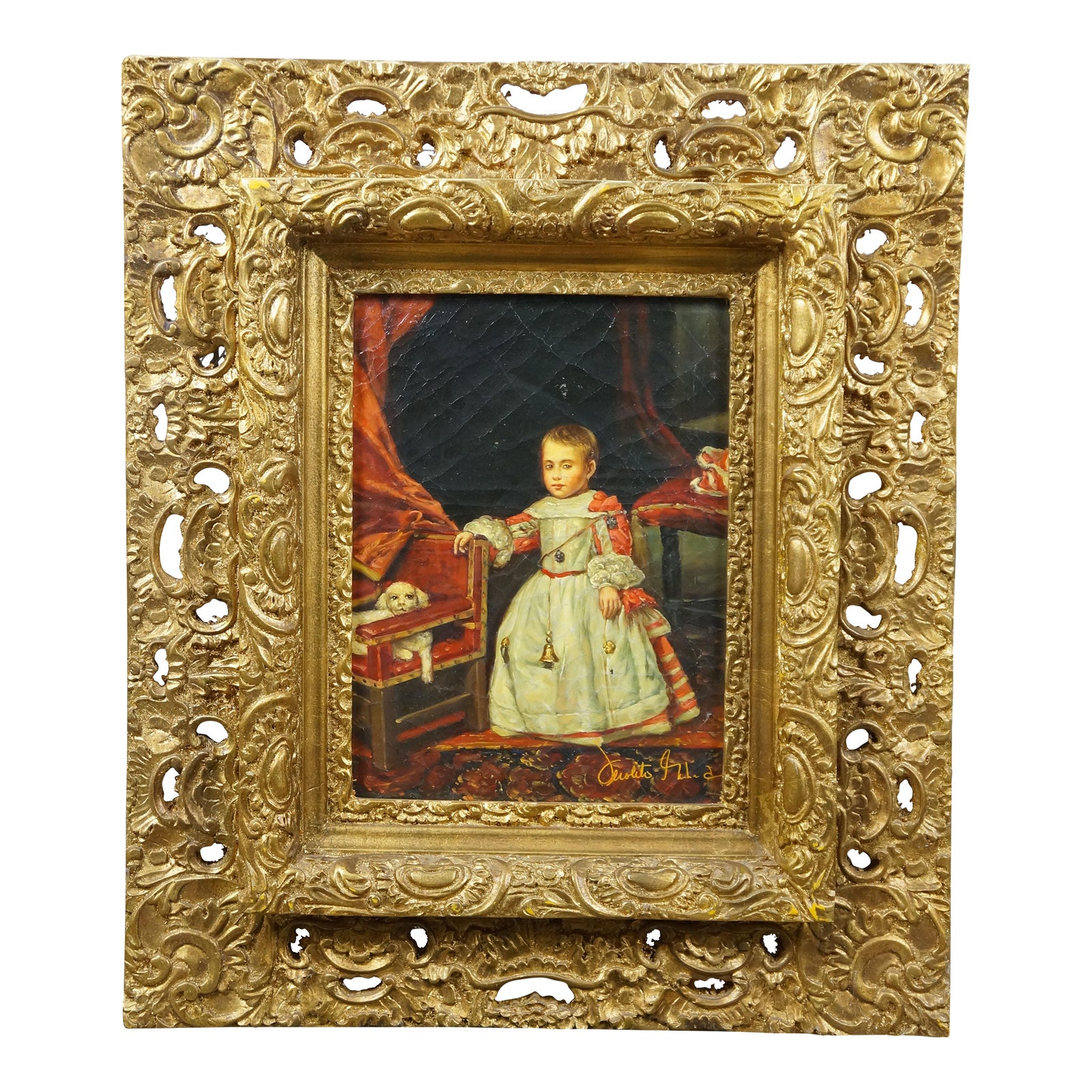 Late 20th Century Prince Philip Prospero Oil Painting on Linen Portrait ...