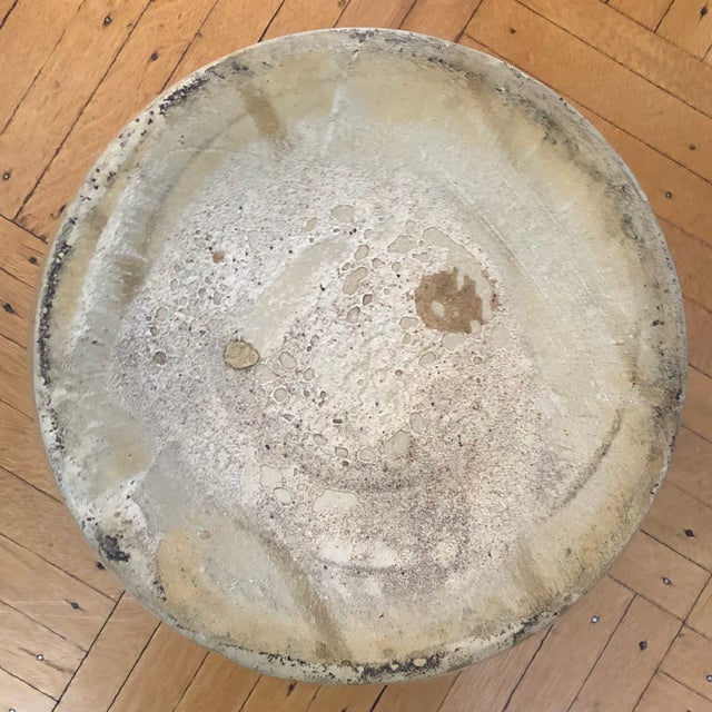 Large Antique Four-Gallon Stoneware Crock | Chairish