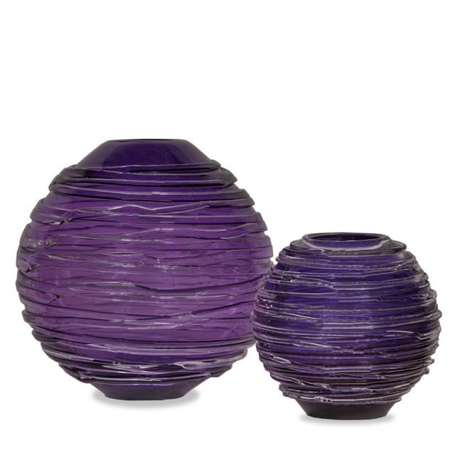 Set of 2 William Yeoward Sophie Vases | Chairish
