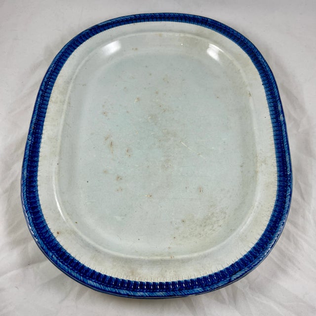Early Ralph Clews English Leeds Blue Feather or Shell Edge Pearlware ...