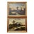 Punts on the River. Pair of Victorian Oil Paintings by Arthur H Cole ...