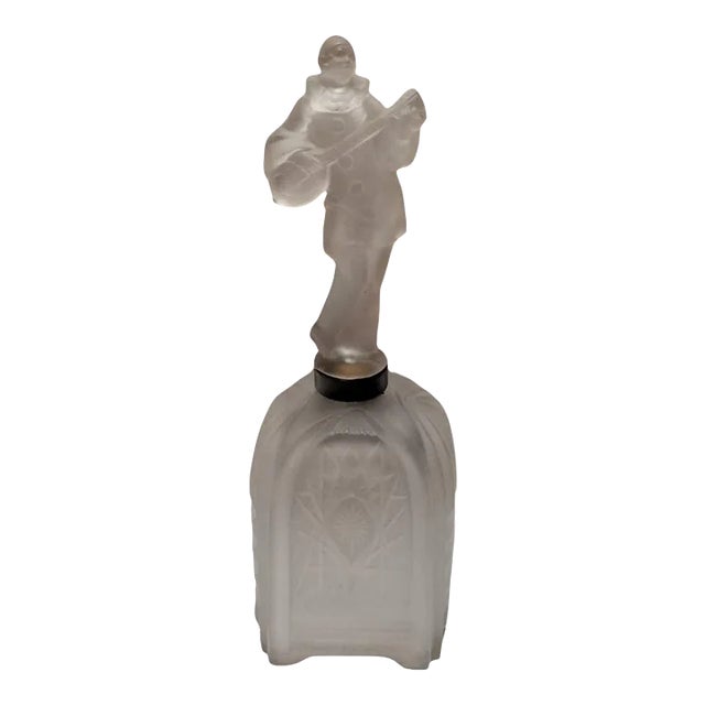 1920s Art Deco Frosted Glass Jester Figurine Lamp Chairish