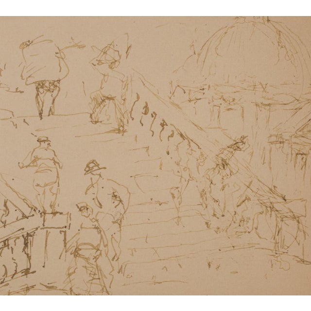 William Meyerowitz "Rialto Bridge, Venice" Ink | Chairish