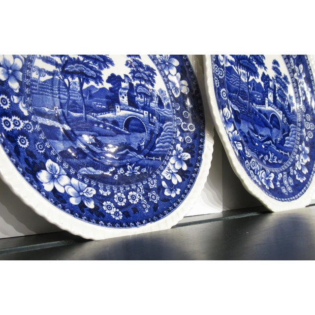 Antique Spode "Spode's Tower" Partial Dinner Set | Chairish