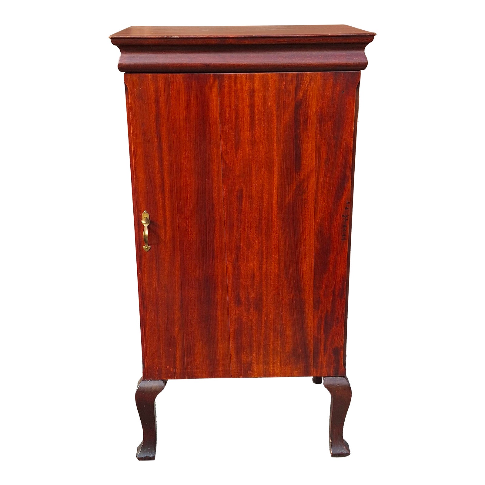 Victorian Refurbished Mahogany Sheet Music Cabinet, Ca 1900s | Chairish