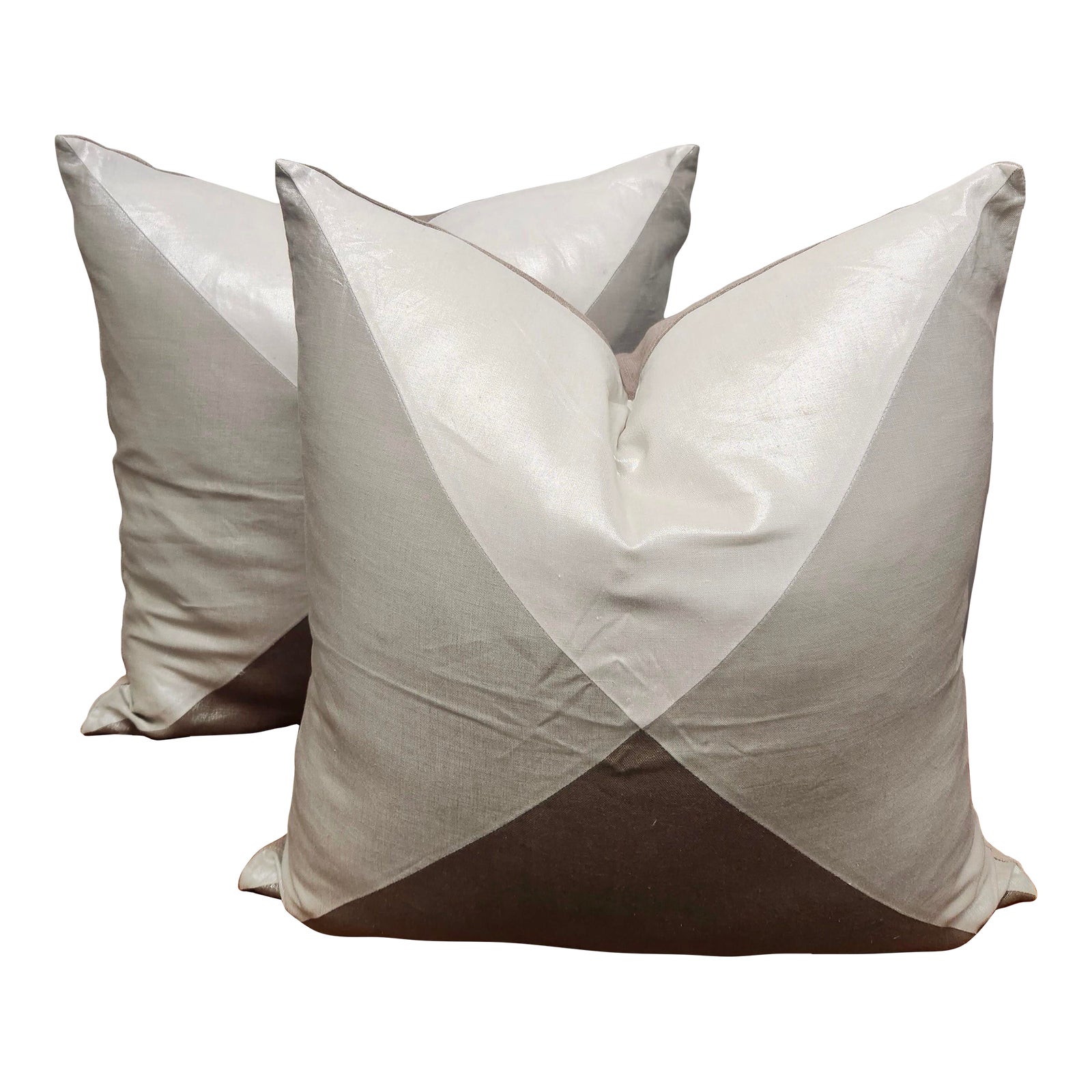 Set of 2 Christen Maxwell New York Decorative Pillows | Chairish
