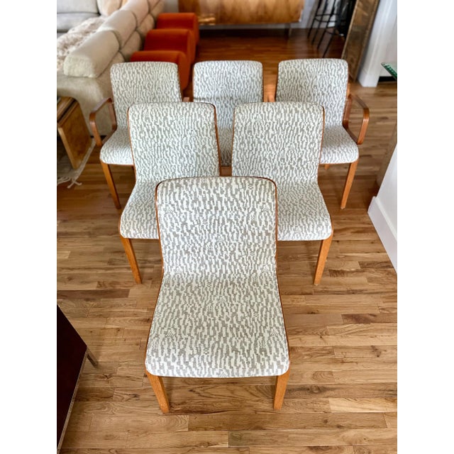 1976 Bill Stephens for Knoll Dining Chairs - Set of 6 | Chairish