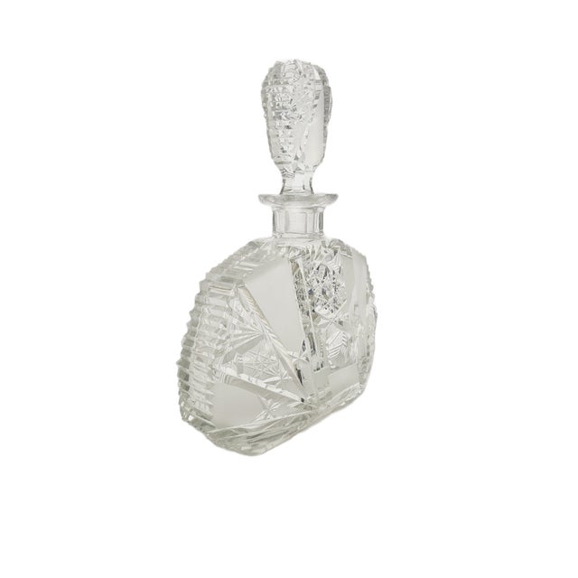 Art Deco Glass Water Carafe, Czechoslovakia, 1950s | Chairish