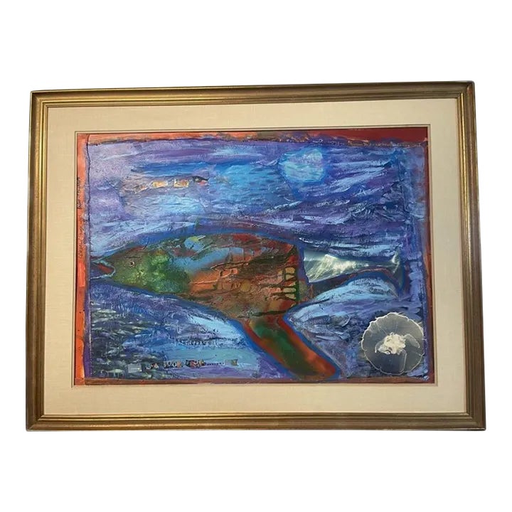 “The Near Extinct Picasso Gun Fish I” Signed by the Artist’s Cheryl ...