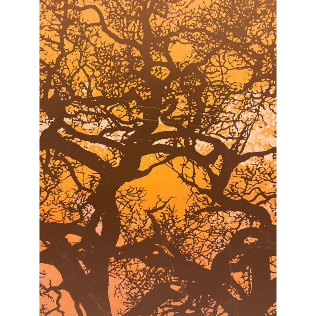 William Omurcada “Oak” Woods Tree Limited Edition Serigraph Print 177/ ...