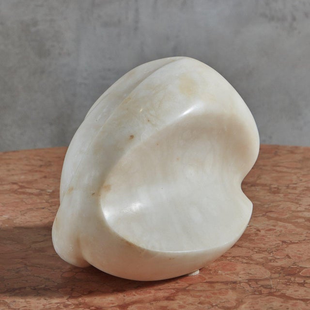 Abstract Alabaster Sculpture, 20th Century | Chairish