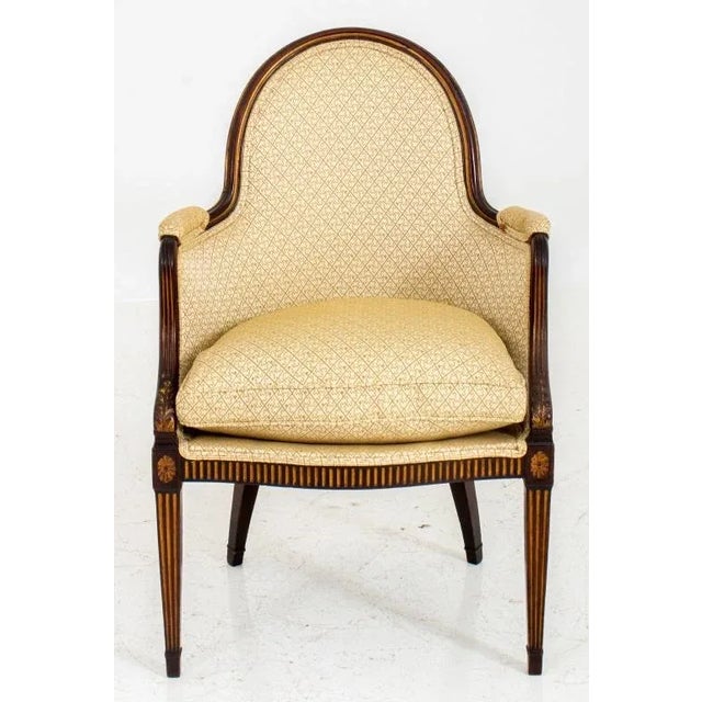 George III Style Mahogany Desk Chair | Chairish