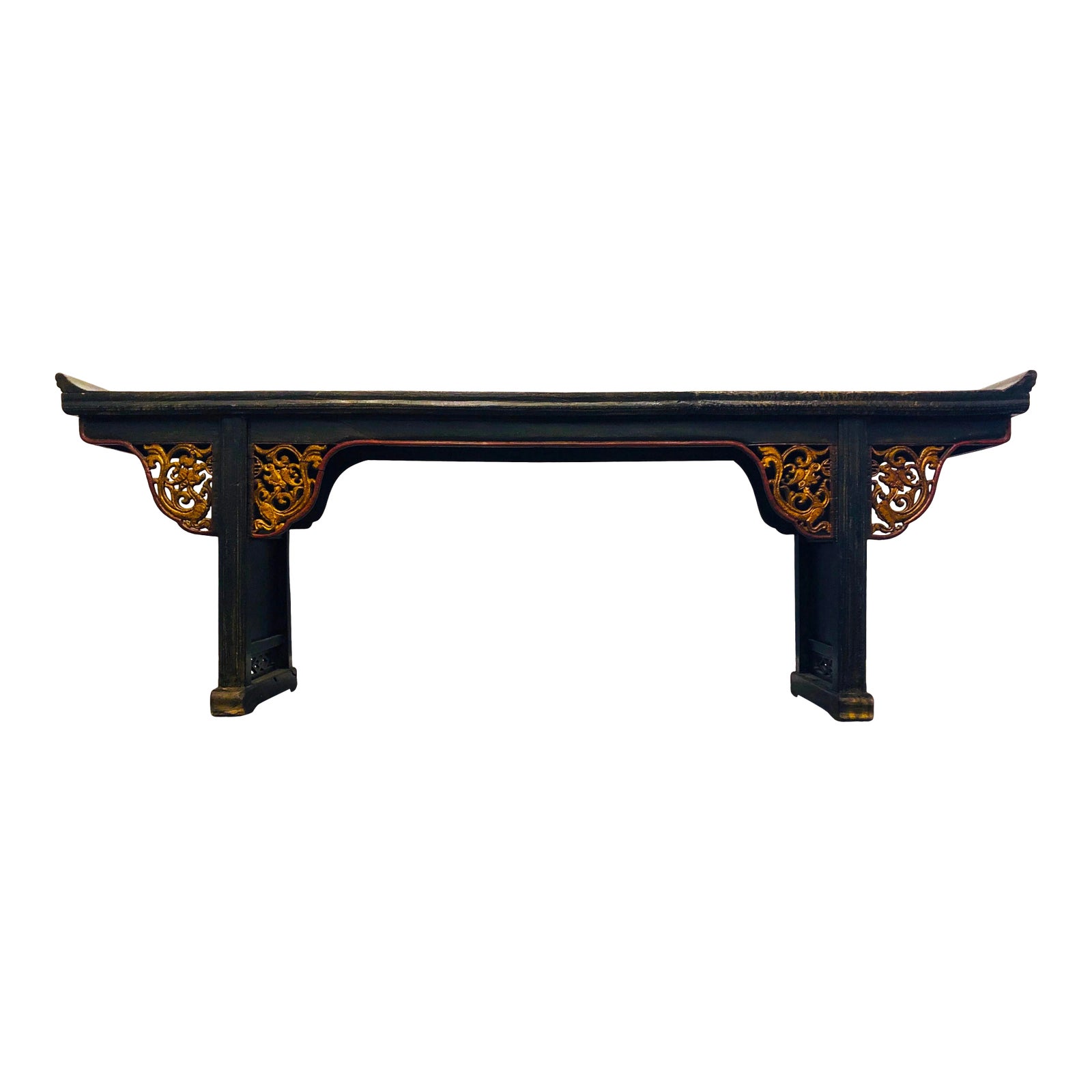Antique Chinese Altar Table - Over Eight Feet Long | Chairish