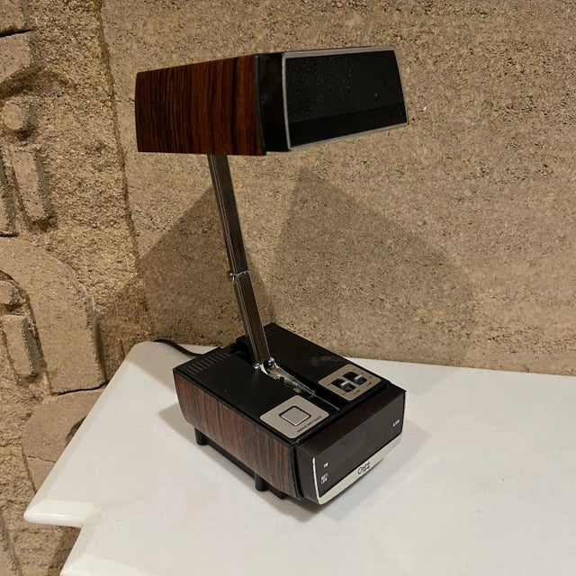 1970s Cosmo Time Folding Portable High Intensity Desk Lamp & Digital ...