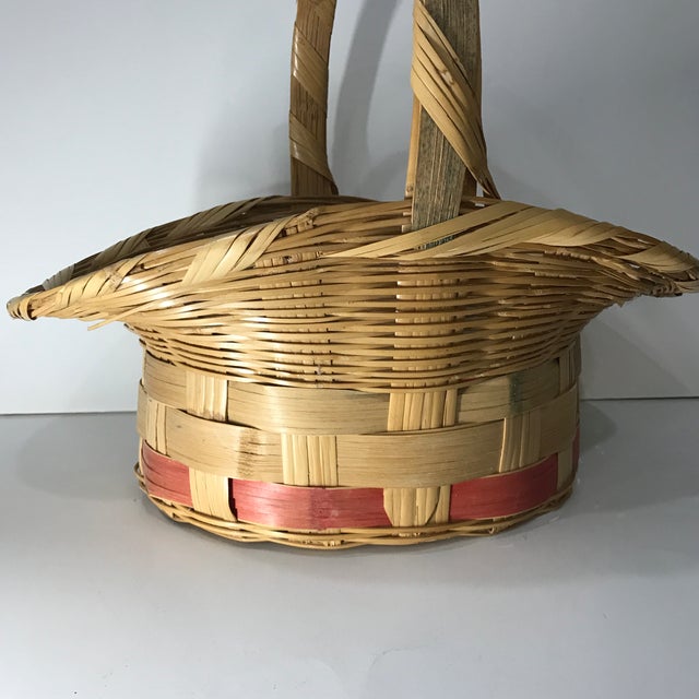 Vintage Mexican Bonnet Easter Basket | Chairish