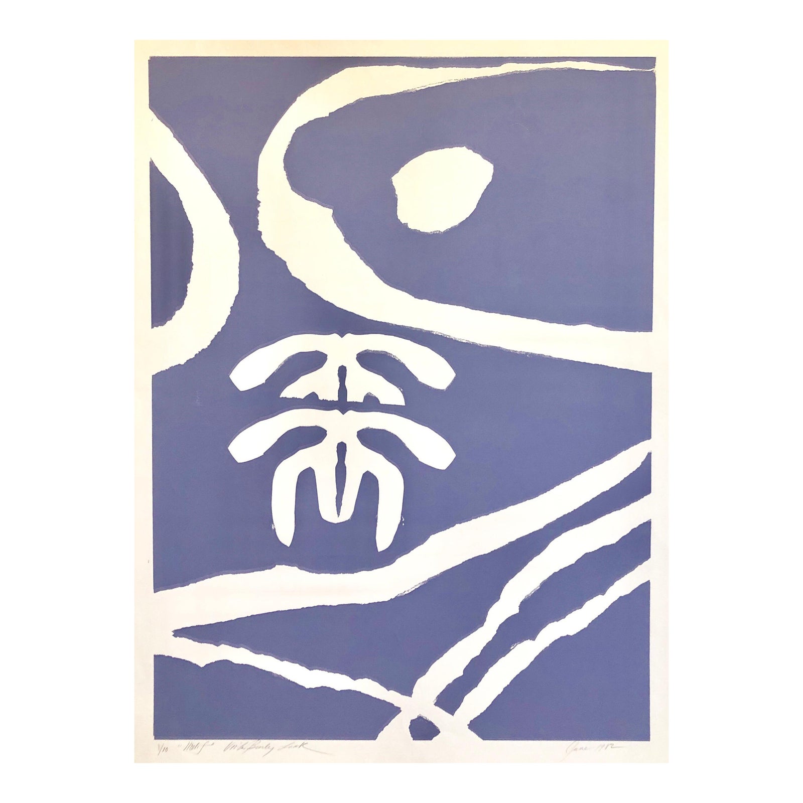 Viola Burley Leak, Motif (Purple), African American Artist Viola Leak ...