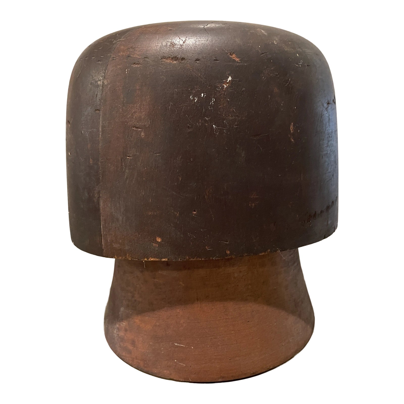 Antique 1920s Art Deco Wood Hat Form | Chairish