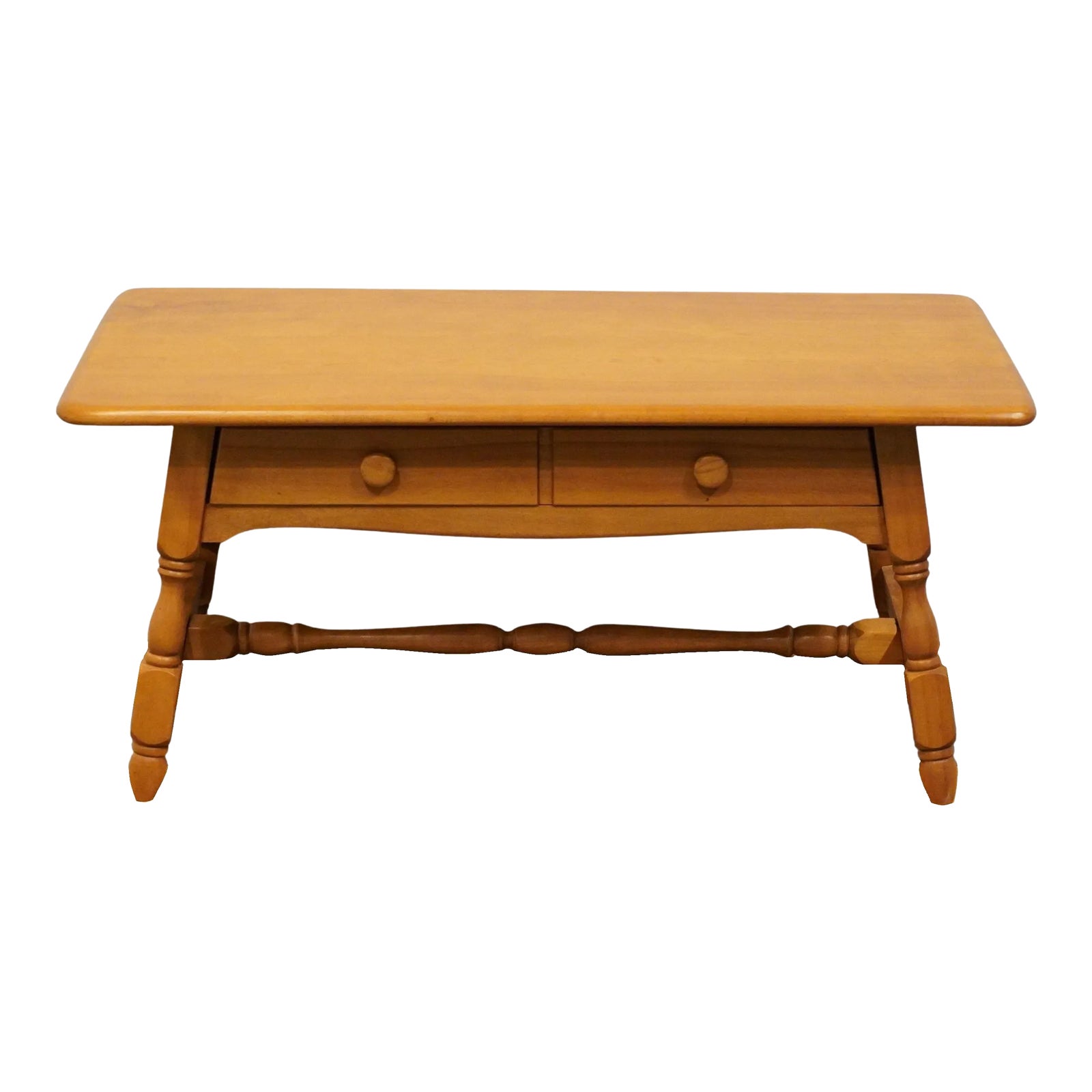 Heywood Wakefield Solid Hard Rock Maple Colonial Style 40" Accent ...