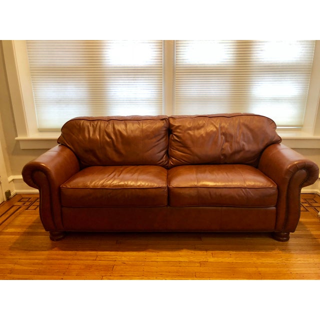Thomasville Benjamin Leather Sectional Sofa | Cabinets Matttroy