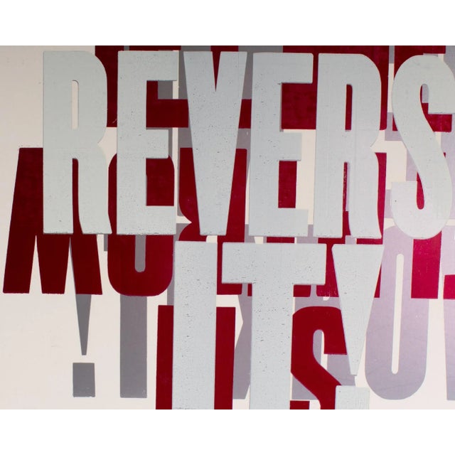 “Flip It and Reverse It!” Letterpress Poster by Carl Pope Jr. | Chairish