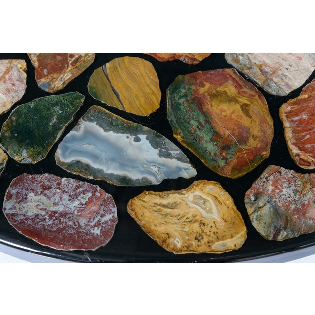 Mid-Century 1968 Stone Embedded in Polymer Coffee Tables | Chairish