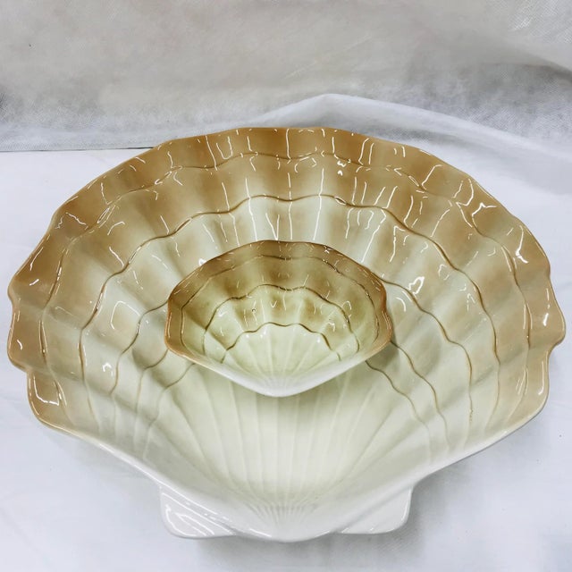 Otagiri Clam Shell Chip and Dip Set - Made in Japan | Chairish