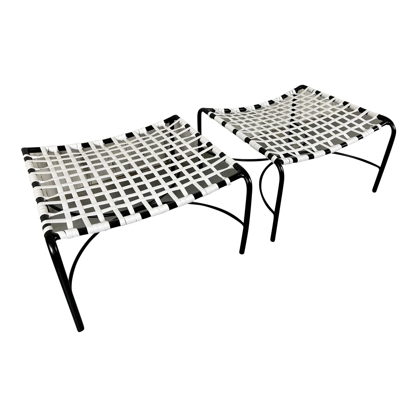 Tadao Inouye for Brown Jordan " Kantan "Ottomans | Chairish