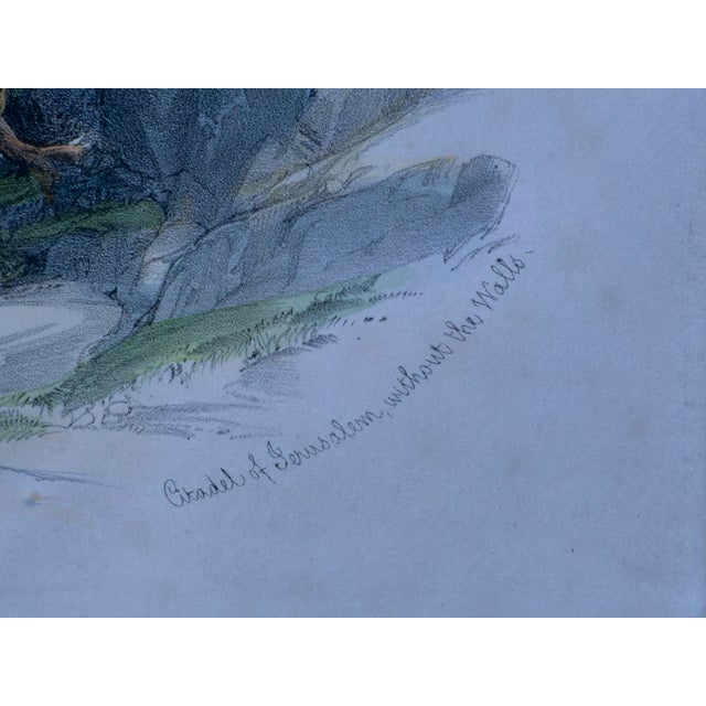 Pair of 19th C Hand Colored Engravings by David Roberts | Chairish