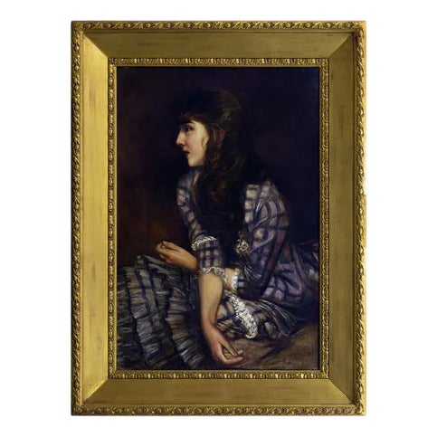 Angelo Granati, Elegance in Detail, 1990s, Oil on Canvas | Chairish