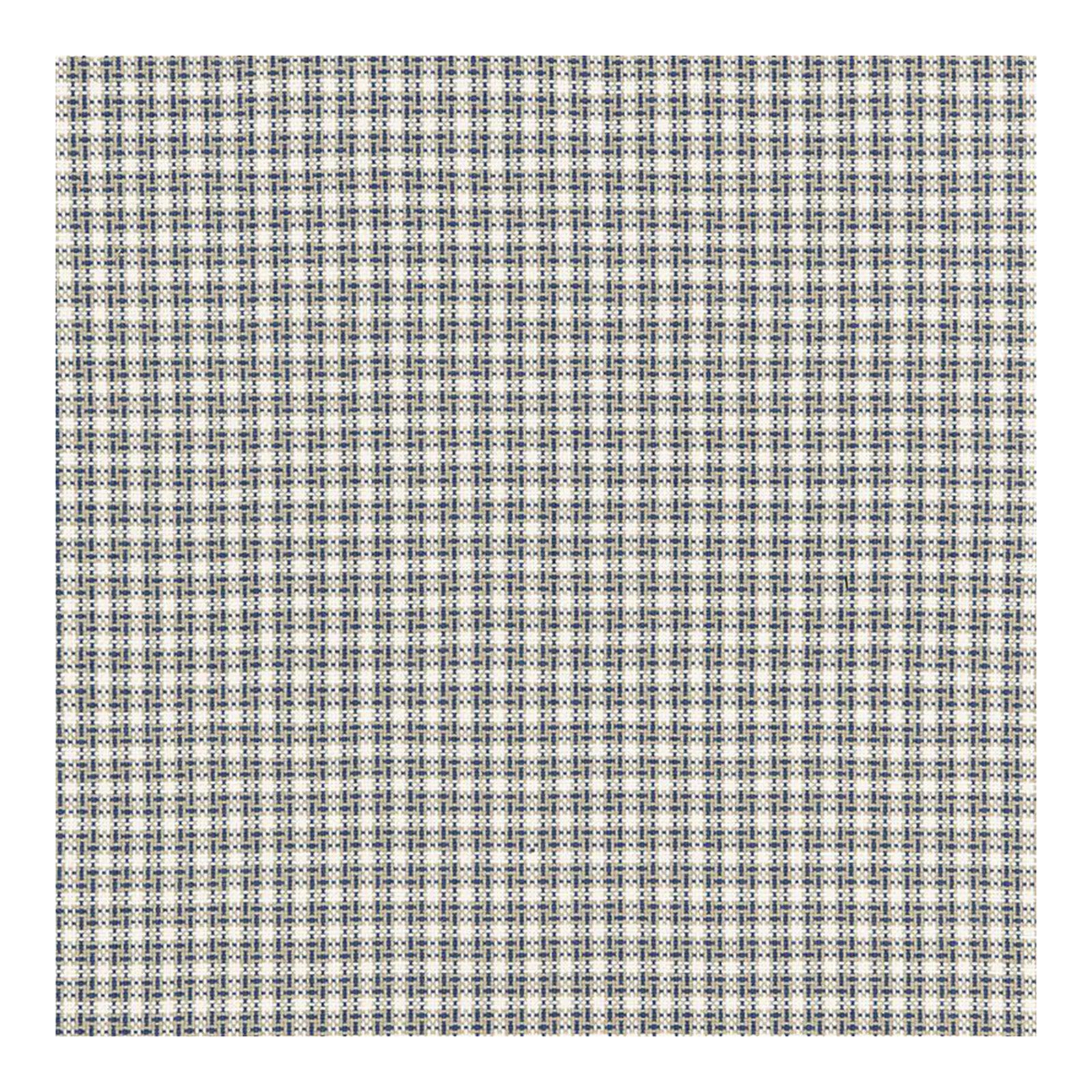 Sample - Schumacher Abington Square Fabric in Denim | Chairish