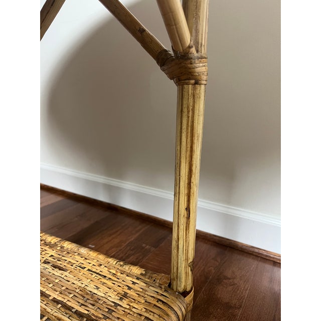 Mid 20th Century Vintage Mottled Bamboo French Directoire Style Bistro ...