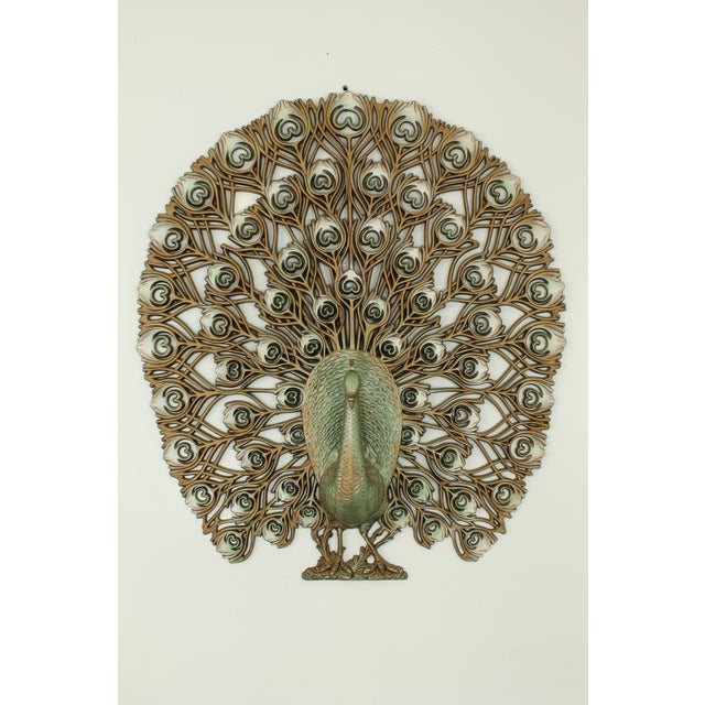 Vintage Burwood Peacock Wall Art Chairish