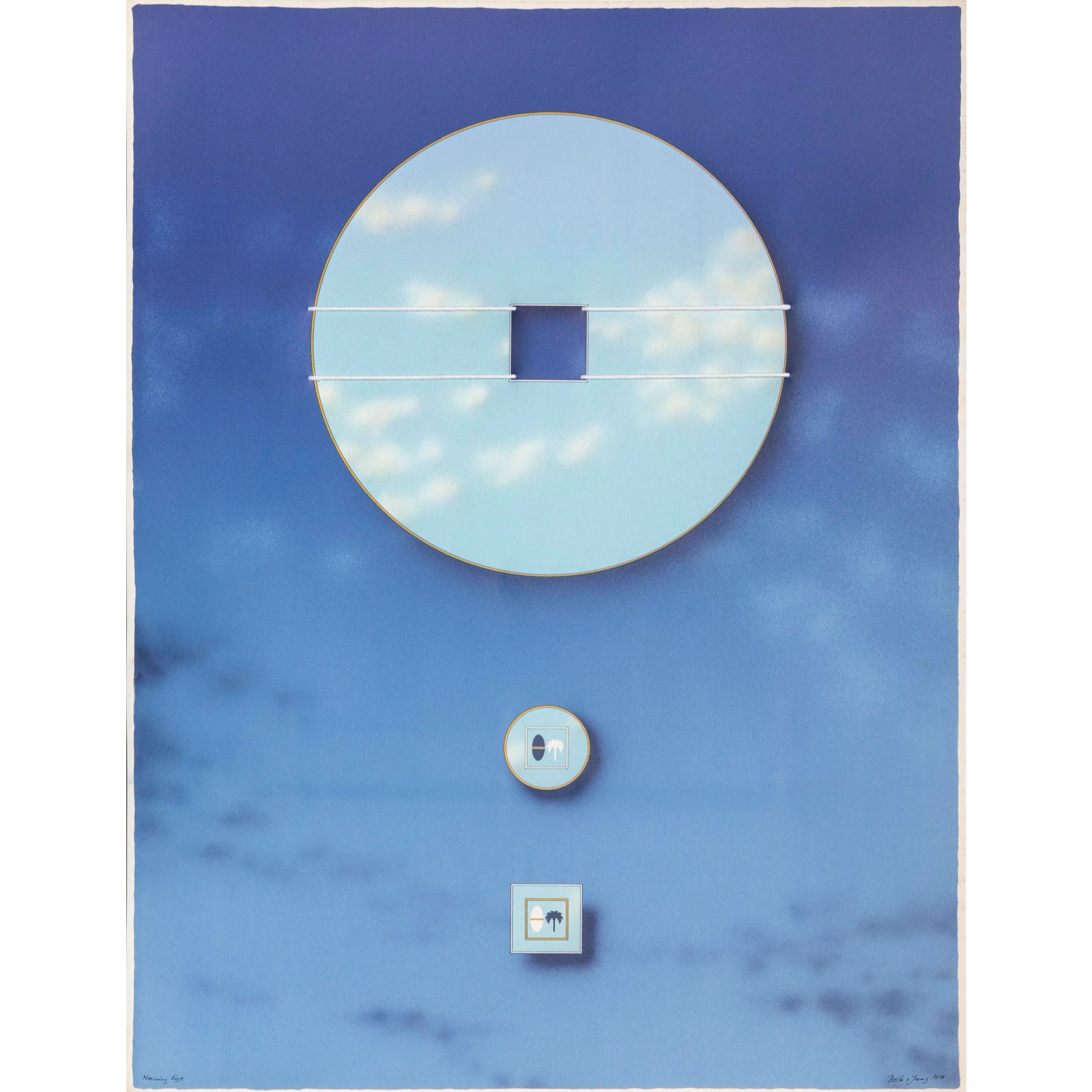 Morning Eye, Beck & Jung (Holger Bäckström and Bo Ljungberg) Lithograph ...