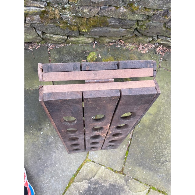 Riddling Rack Champagne and Wine Rack Vintage | Chairish