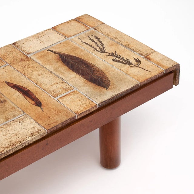 Mid-Century Coffee Table by Roger Capron | Chairish