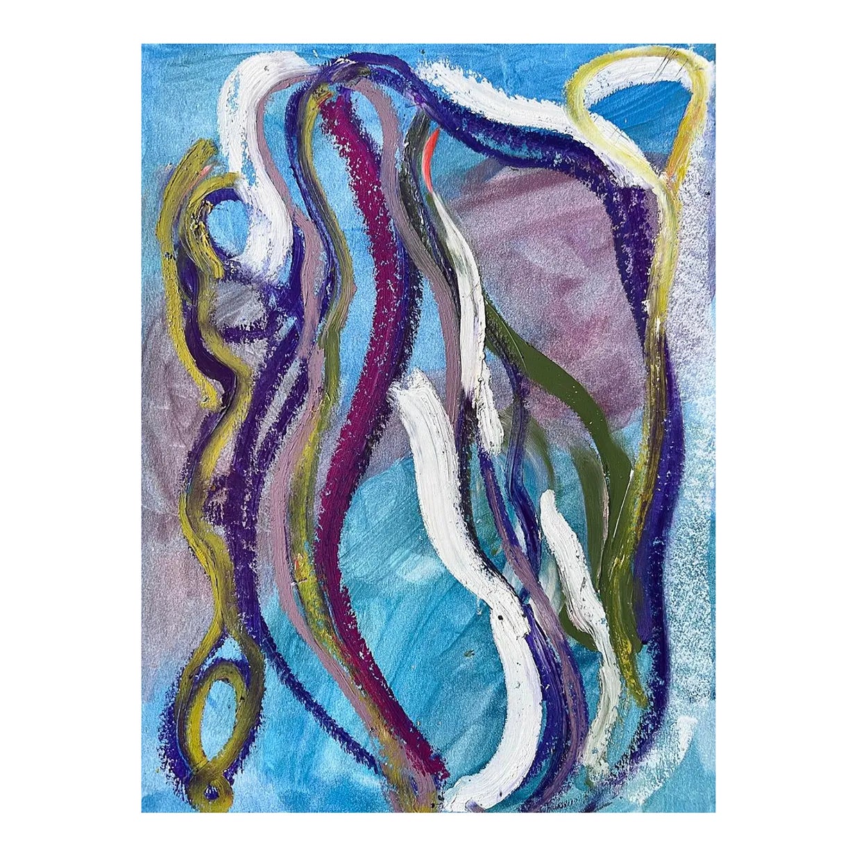 "Echo 3" Contemporary Mixed Media Art by Monica Shulman | Chairish