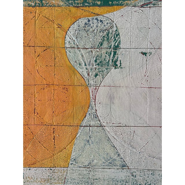 2001 Katie Hawkinson Modern Abstract Tempera Painting | Chairish