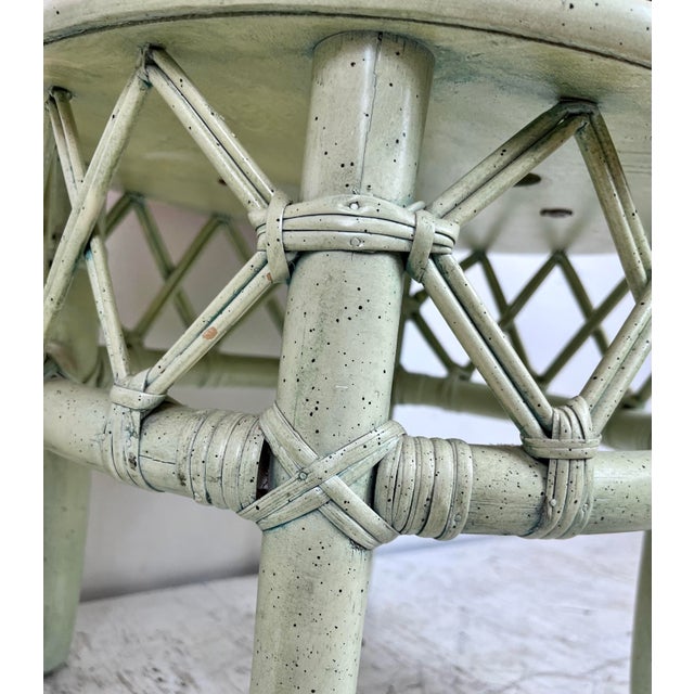 Vintage Ficks Reed Rattan Swivel Stools- a Pair | Chairish