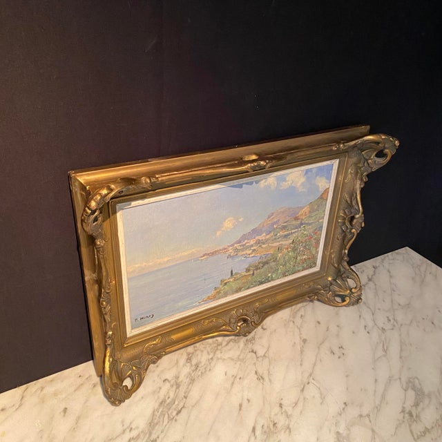 19th Century Signed French Impressionist Oil Painting: Nautical ...