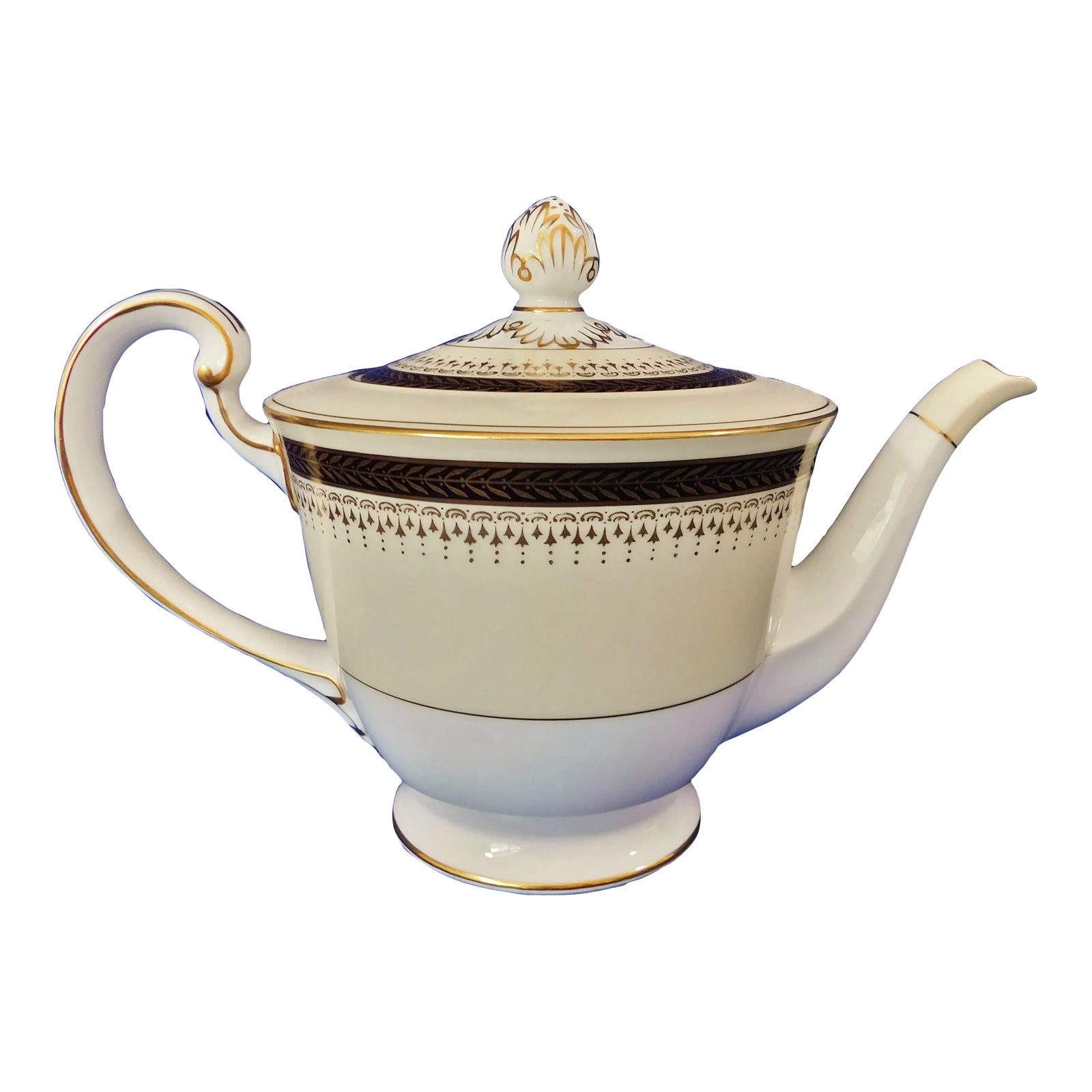 Vintage 1970s Noritake Ornate Black White Cream & Gold Porcelain ...