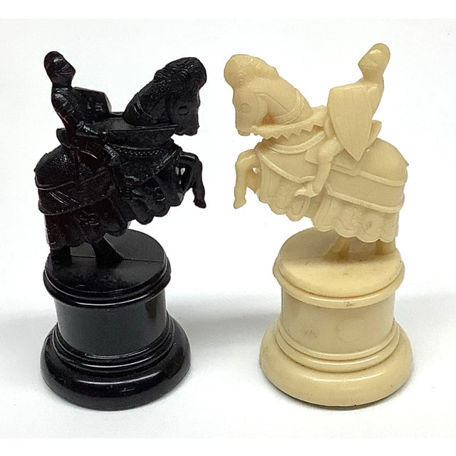 Vintage Bakelite Full Set Kingsway Chess Set | Chairish