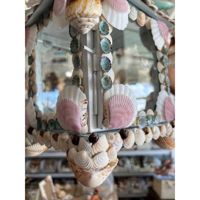 Contemporary Christa's South Seashells Chinoiserie Lanterns - a Pair ...