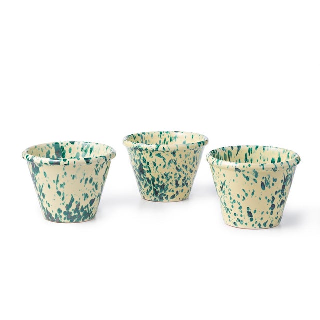 Splatterware Serving Bowl- Made in Italy | Chairish