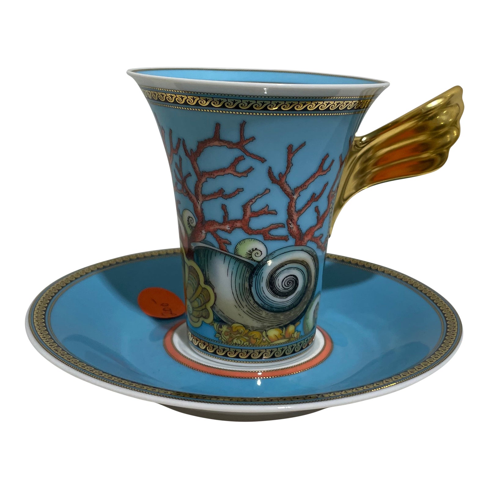 1970s Versace Cup and Saucer | Chairish