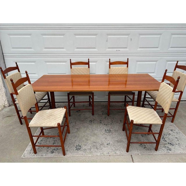 Farm Table and Chairs Shaker Dining Set | Chairish