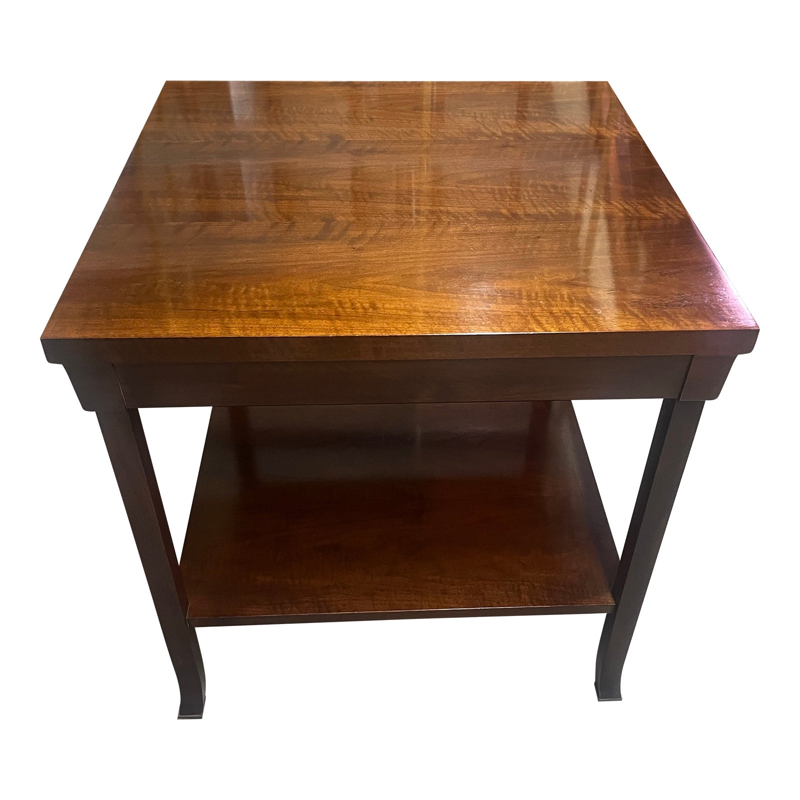 Baker Furniture Bill Sofield Two-Tiered Accent Table | Chairish