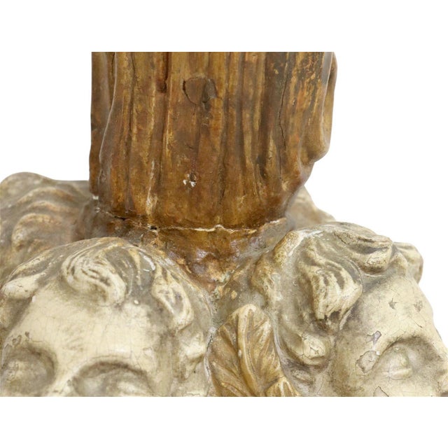 Antique Venetian Rococo Parcel Gilt & Painted Four-Post Platform Bed ...