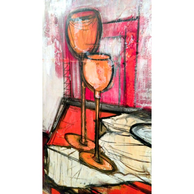 Mid 20th Century "Tabletop" Abstract Still Life Oil Painting by John ...